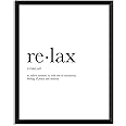 Amazon.com: Relax definition - Unframed art print poster or greeting ...