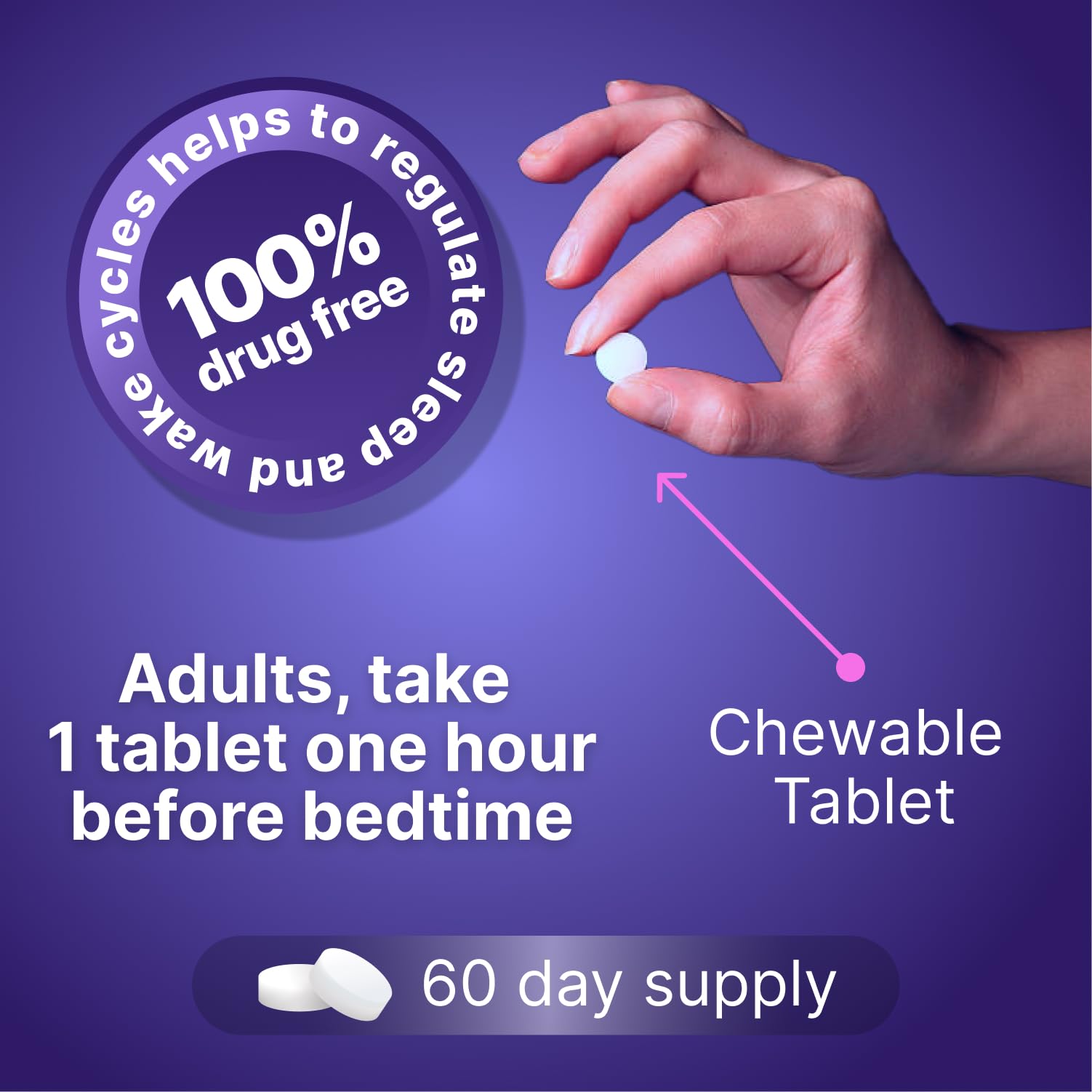 Mua anocin laboratories Melatonin 10mg 60 Tablets Passiflora Vitamin B6 ...