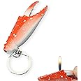 Amazon.com: MACHYAO Creative Crab Claw Lighter, Keychain Lighter, Cool ...
