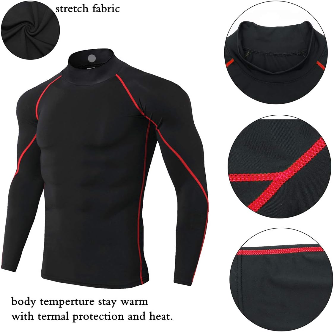 Abbigliamento termico Intimo Termico Leggero con vestibilità Attillata ...