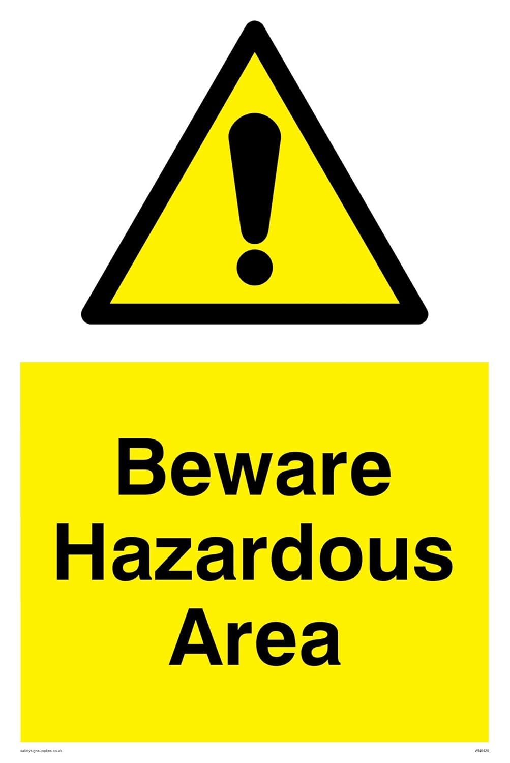 Beware Hazardous Area – BigaMart
