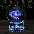 Amazon.com: Zulux Galaxy Crystal Ball - Galaxy Balls for Kids with LED ...