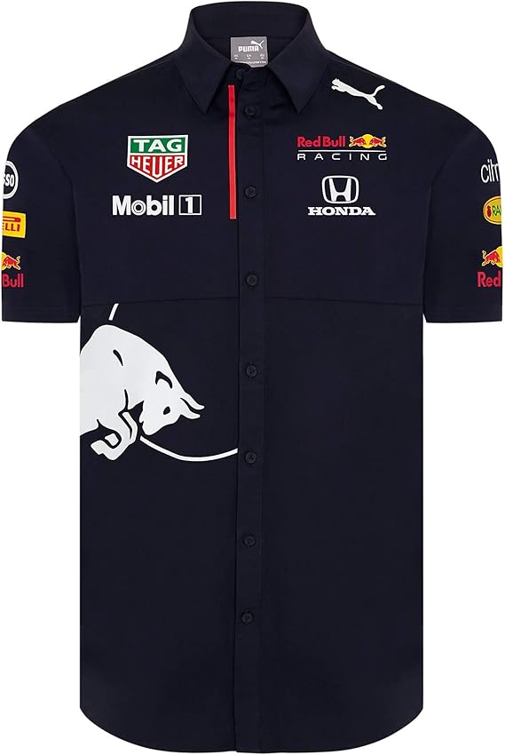 Red Bull Racing Official Teamline Shirt, Mens - Official Merchandise ...