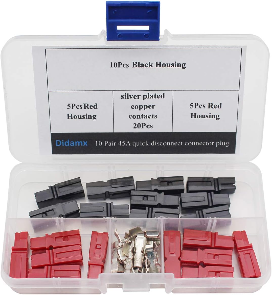 Didamx 10 Pair 45Amp Quick Disconnect Power Connector Plugs - - Amazon.com