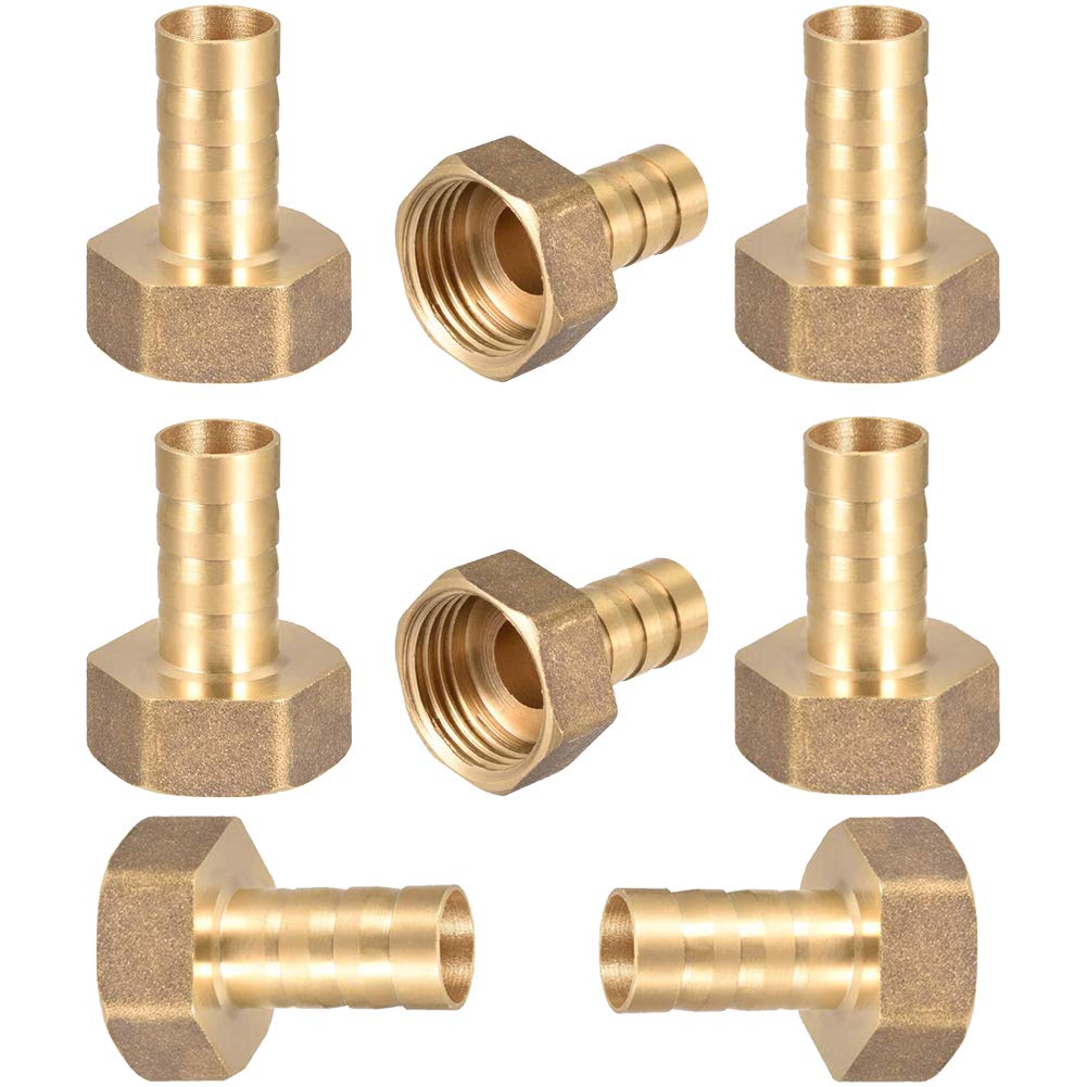 Brass Tap Connector Brass Hose Barb Fitting Connector 14 Mm ...