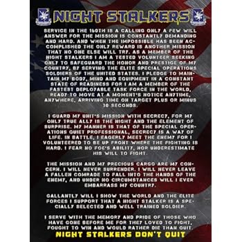 Amazon.com: Special Forces Poster Night Stalkers Airborne Night ...