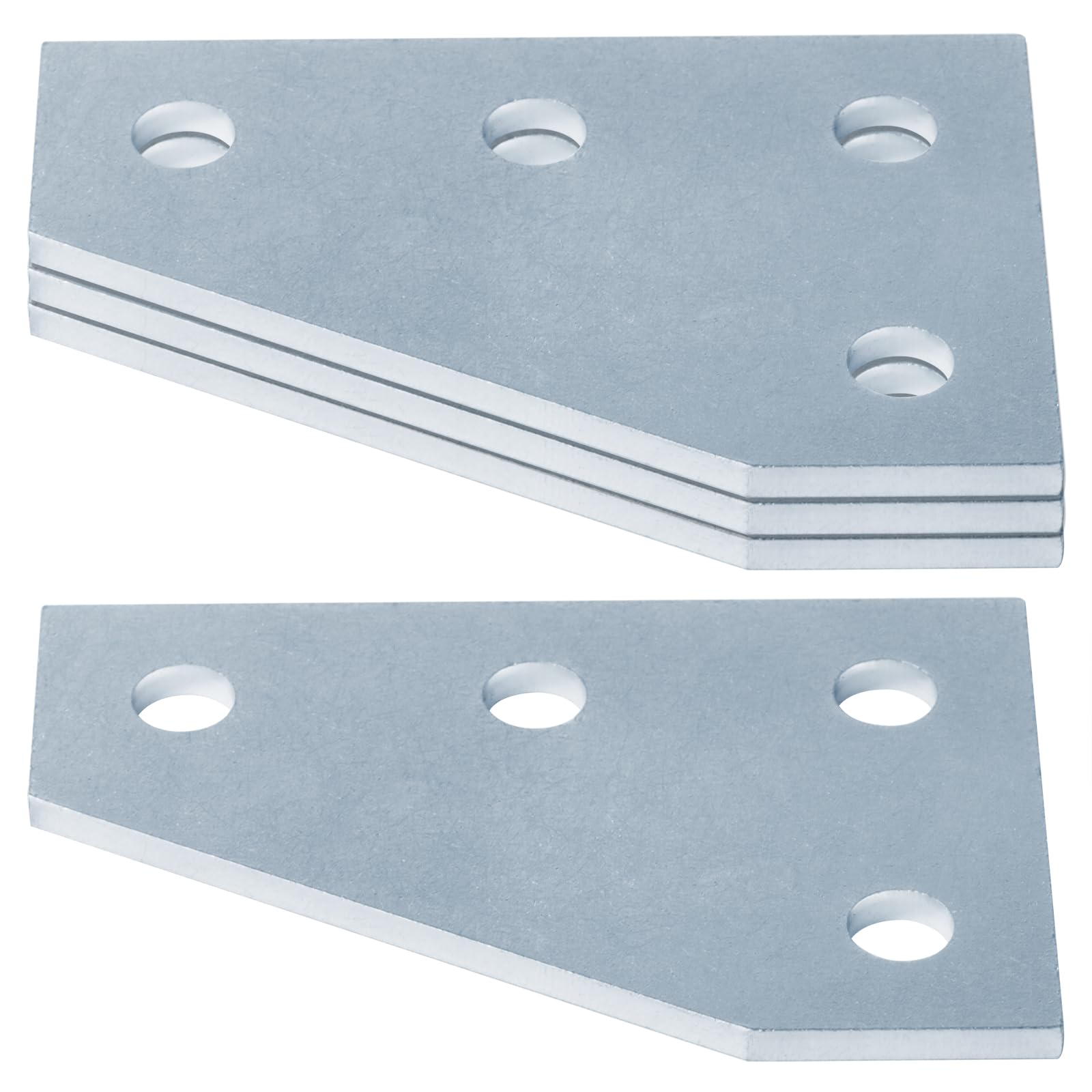 heneng 4 Pcs 4 Hole Corner Gusset Plate for 1-5/8" Strut Channel, Flat ...