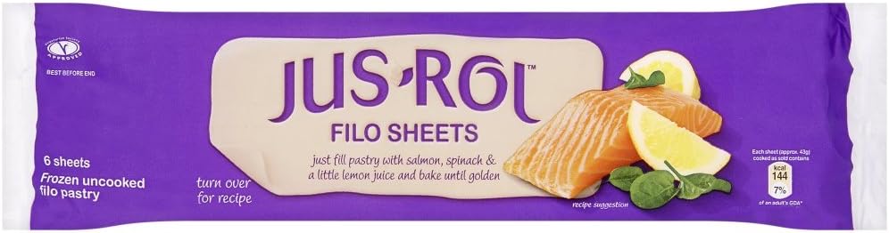 Jus-Rol Filo Pastry Ready Rolled Sheets x7 270g (Frozen): Amazon.co.uk ...