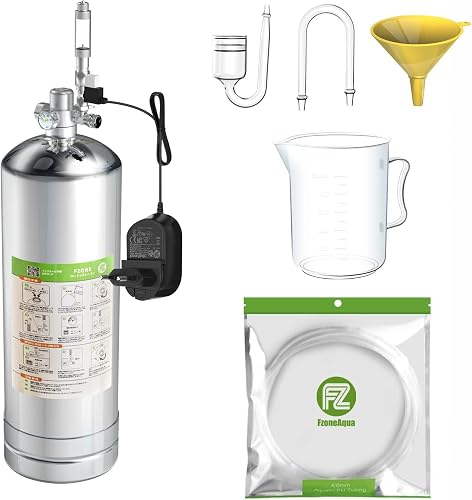 Fzone 2.5 L Aquarium CO2 Generator System Carbon Dioxide Reactor Kit ...