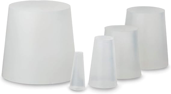 10 tappi in silicone, tappi conici, tamponi, tappi in gomma, 30 x Ø32 x ...