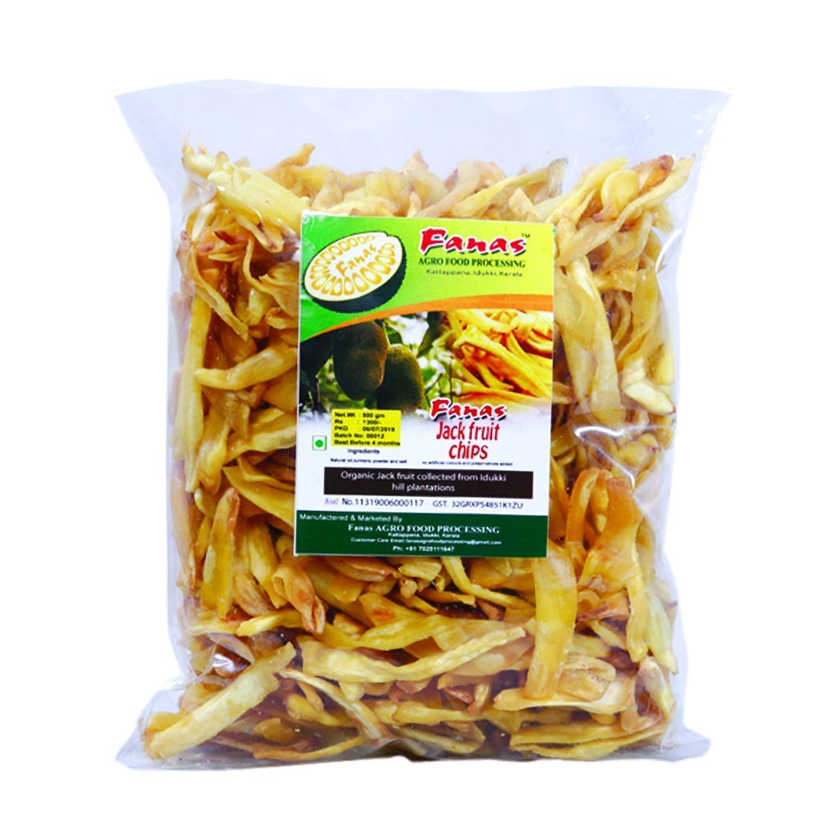 Fanas Agro Food Processing Jack Fruit Chips-500gm: Amazon.in: Grocery ...