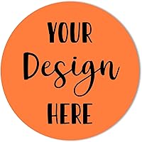 Amazon.com : Custom Stickers Label Stickers - Round Personalized Labels ...