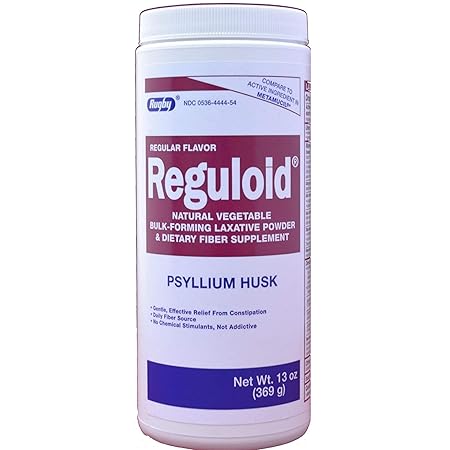 Amazon.com: Reguloid Psyllium Husk Natural Vegetable Bulk Forming ...
