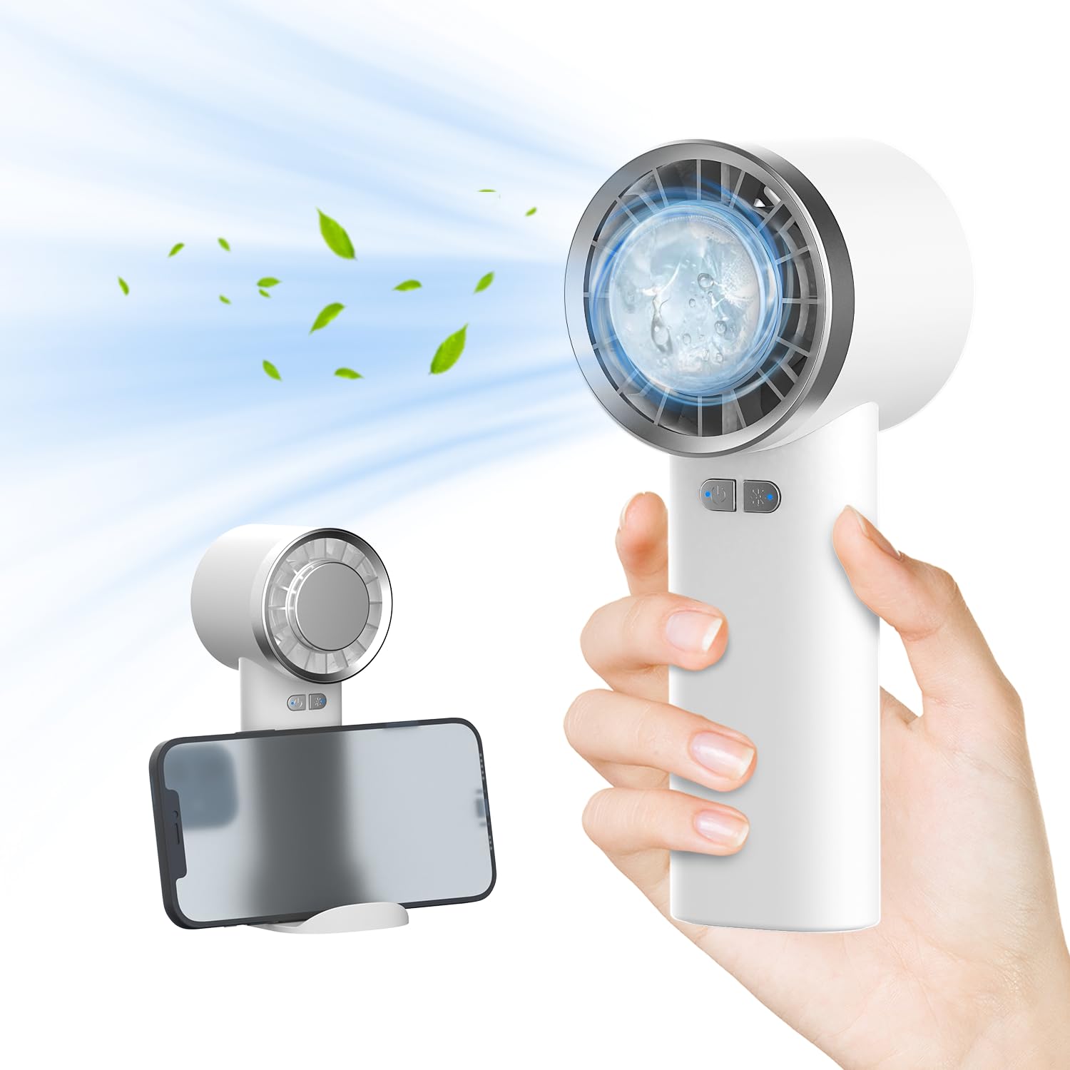 Mua Portable Mini Handheld Fan with Active Cooling Technology, Small ...