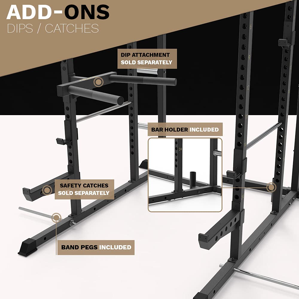 ARCHON Power Cage W/ 6 Uprights | Squat Rack | Power Cage | Power ...