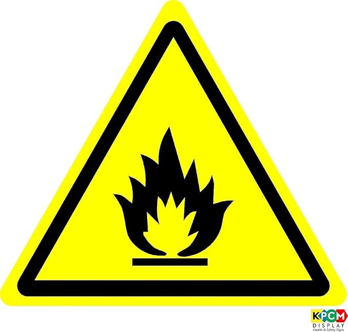 Etichetta di sicurezza ISO Sign – International attenzione materiali ...