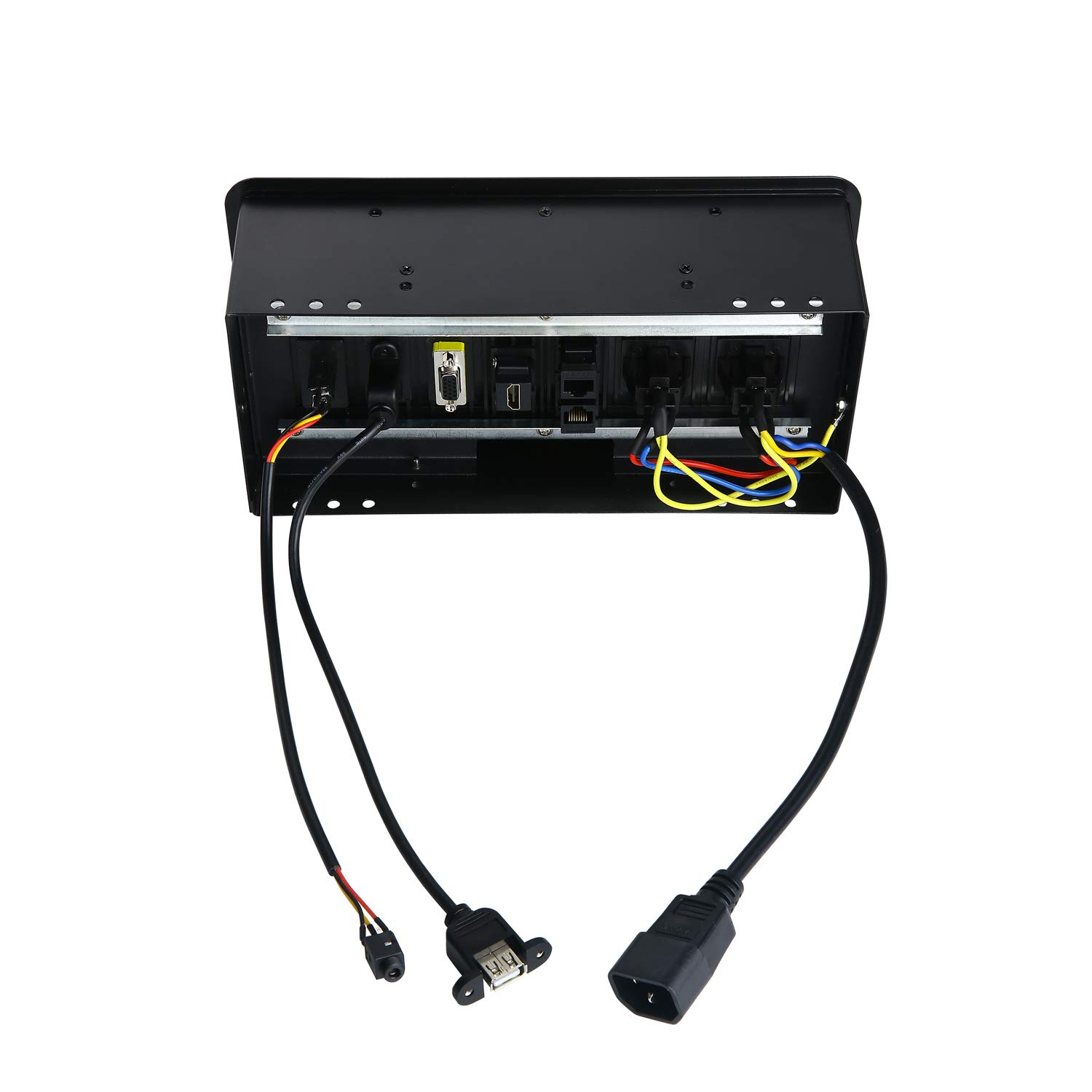 Conference Table Power Module-Tabletop Multimedia Connectivity Box ...