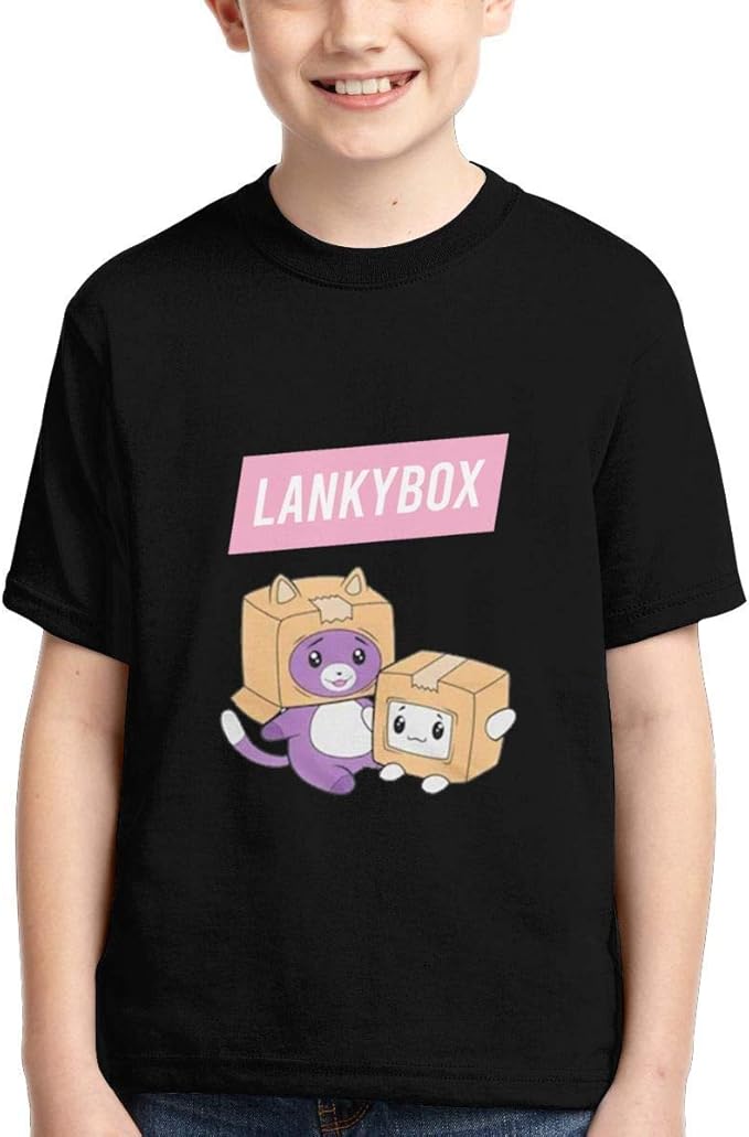 Jingliwang Lankybox_Boxy_Roblox Boxy-Foxy Merch Kid Teen Tshirt£¨Unisex ...