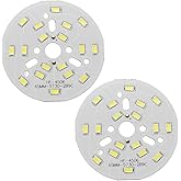 uxcell LED Chip Bulb 300mA 5W 10 LEDs 5730 Surface Mounted Devices Module Aluminum Board Pure ...
