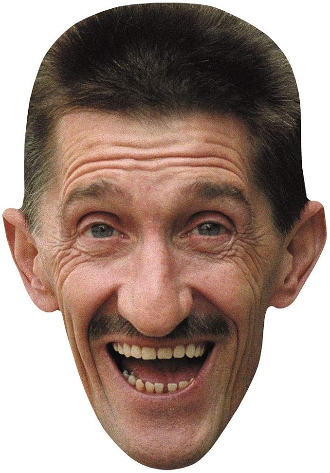 Barry Chuckle (Smile) Celebrity Mask, Flat Card Face, Fancy Dress Mask ...