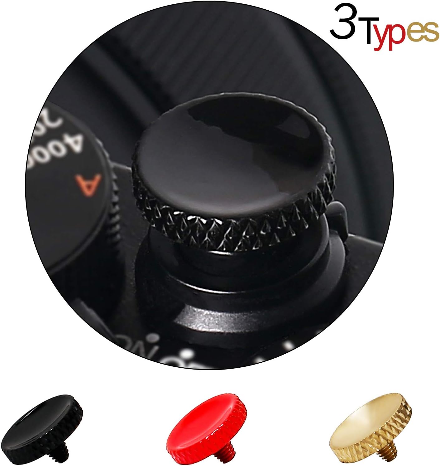 Amazon.com : Camera Shutter Button, Upscale and Delicate Soft Shutter Release Button (3 Pack ...