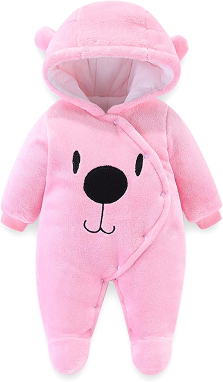 Voopptaw Warmer Baby Winter Overall Fleece Strampler Anzüge niedlicher ...