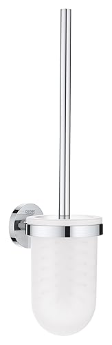 GROHE 40374001 Essentials Toilet Brush Holder Silver: Amazon.co.uk: DIY ...