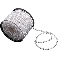 Amazon.com: AdasBridal Approx 22 Yards White Pearl Spool Rope,Lmitation ...