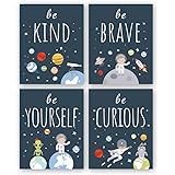 Glow in the dark Stars and Planets Solar System Wall Stickers Sun Earth ...