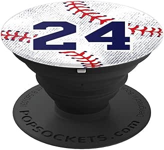 Amazon.com: Baseball Number 24 Player Uniform 24th Birthday Blue Zx