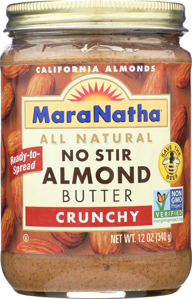 MaraNatha All Natural Crunchy Almond Butter, No Stir, 12 oz for sale ...