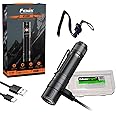 EdisonBright Fenix E35R 3100 Lumen USB Rechargeable LED EDC Flashlight, Battery Battery Carry ...