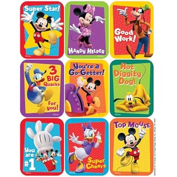 Amazon.com: Mickey Mouse Clubhouse 9 Roll Sticker Box - Disney Sticker ...