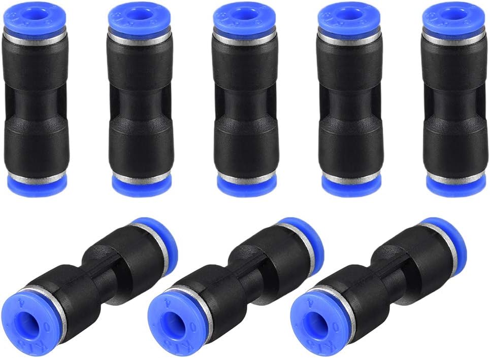 10Pcs 16mm Push Fittings 5/8” OD Plastic Push to Connect Quick Fitting ...