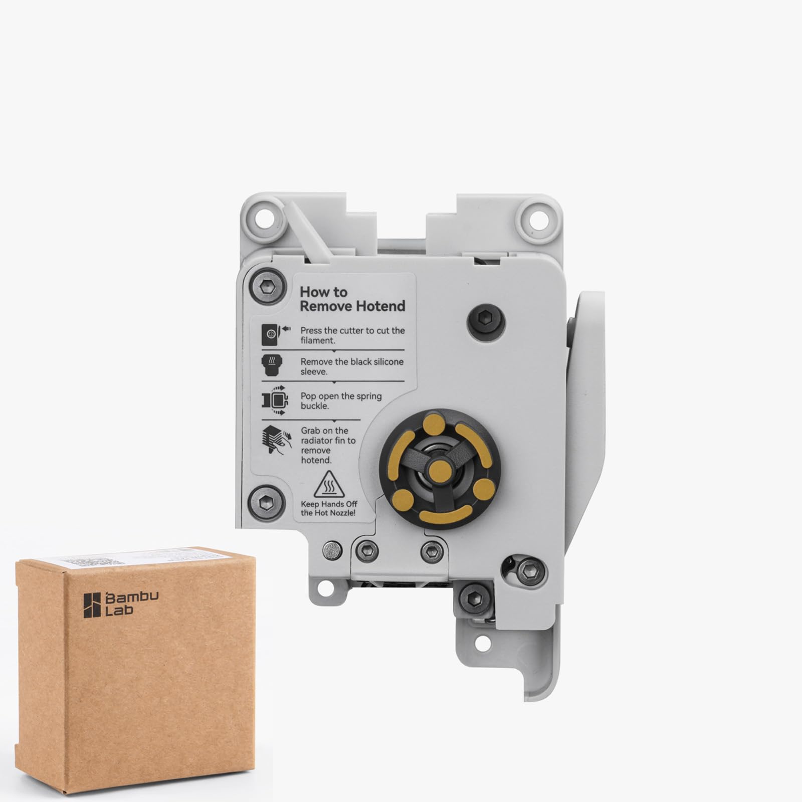 3DTOOLS Original Bamboo Lab Extruder Kit Dual Gears Extrusion Motor Kit ...