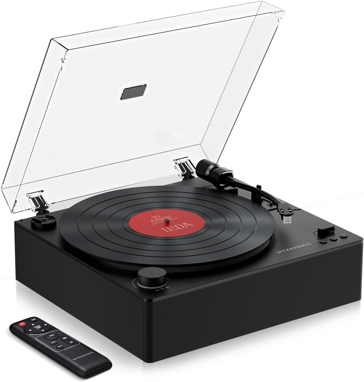 MYKESONIC Automatic Record Player, Bluetooth Belt Drive Vinyl Turntable ...