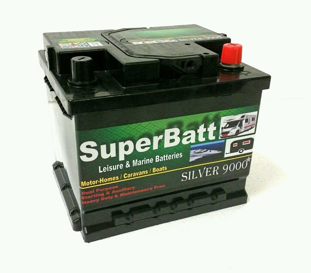 Leisure Battery 12V 50AH SuperBatt LM50 Battery Caravan Campervan ...