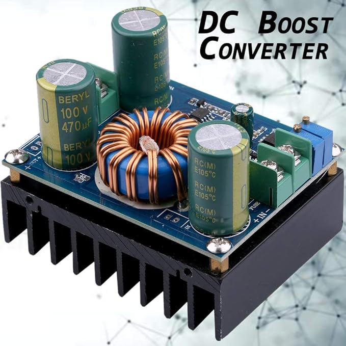 REES52 DC Boost Converter, 600W 12A DC-DC Step Up: Amazon.in: Electronics