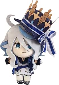 CALEMBOU Anime Plush Figure Cute Soft Stuffed Doll 8" Lyney Freminet ...