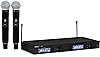 Shure SLXD24D/B58 Dual Channel Digital Wireless Microphone System - Includes Two SLXD2 Handheld ...