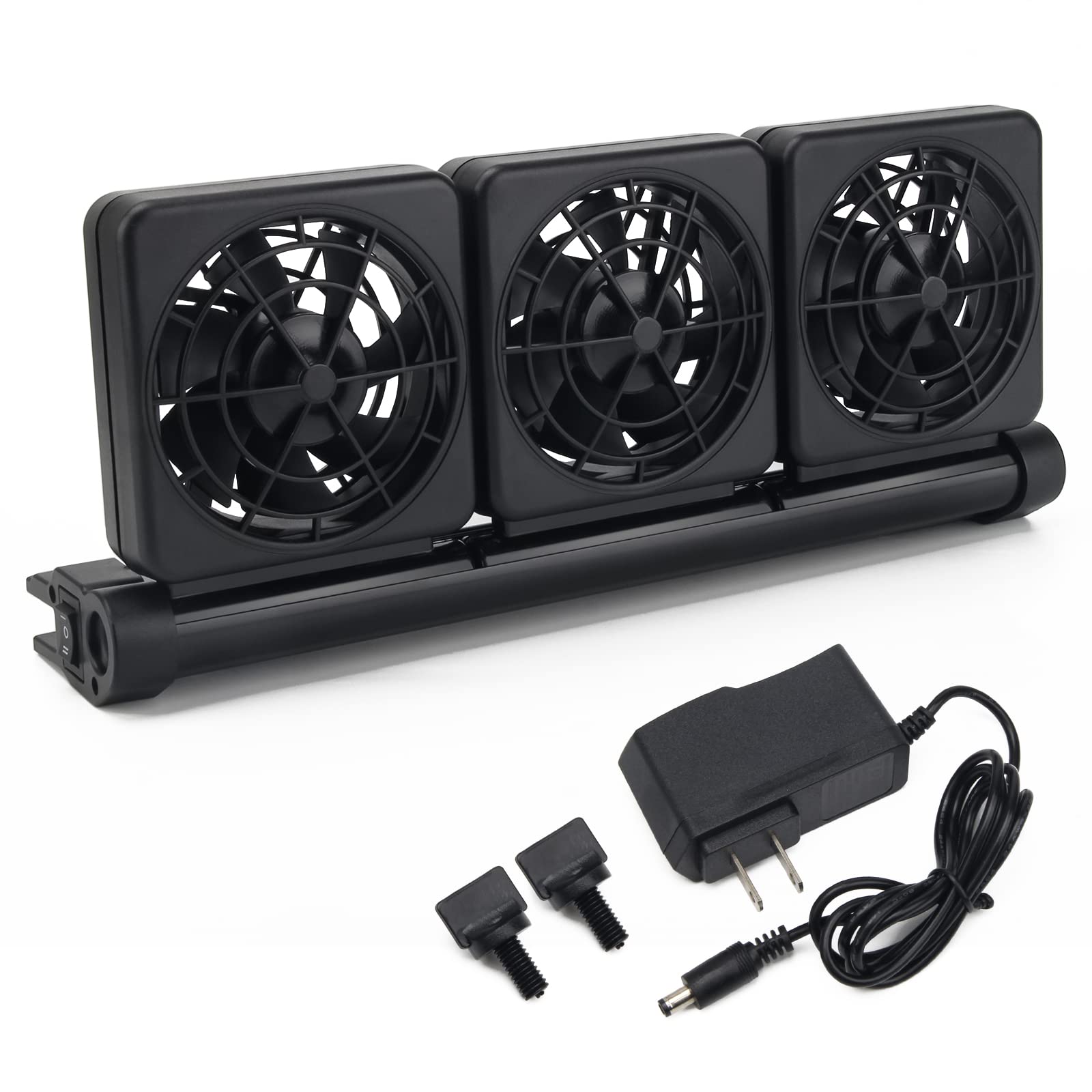 Liveek Aquarium Fan 2 3 4 Heads, Aquarium Chillers Cooling Fan ...
