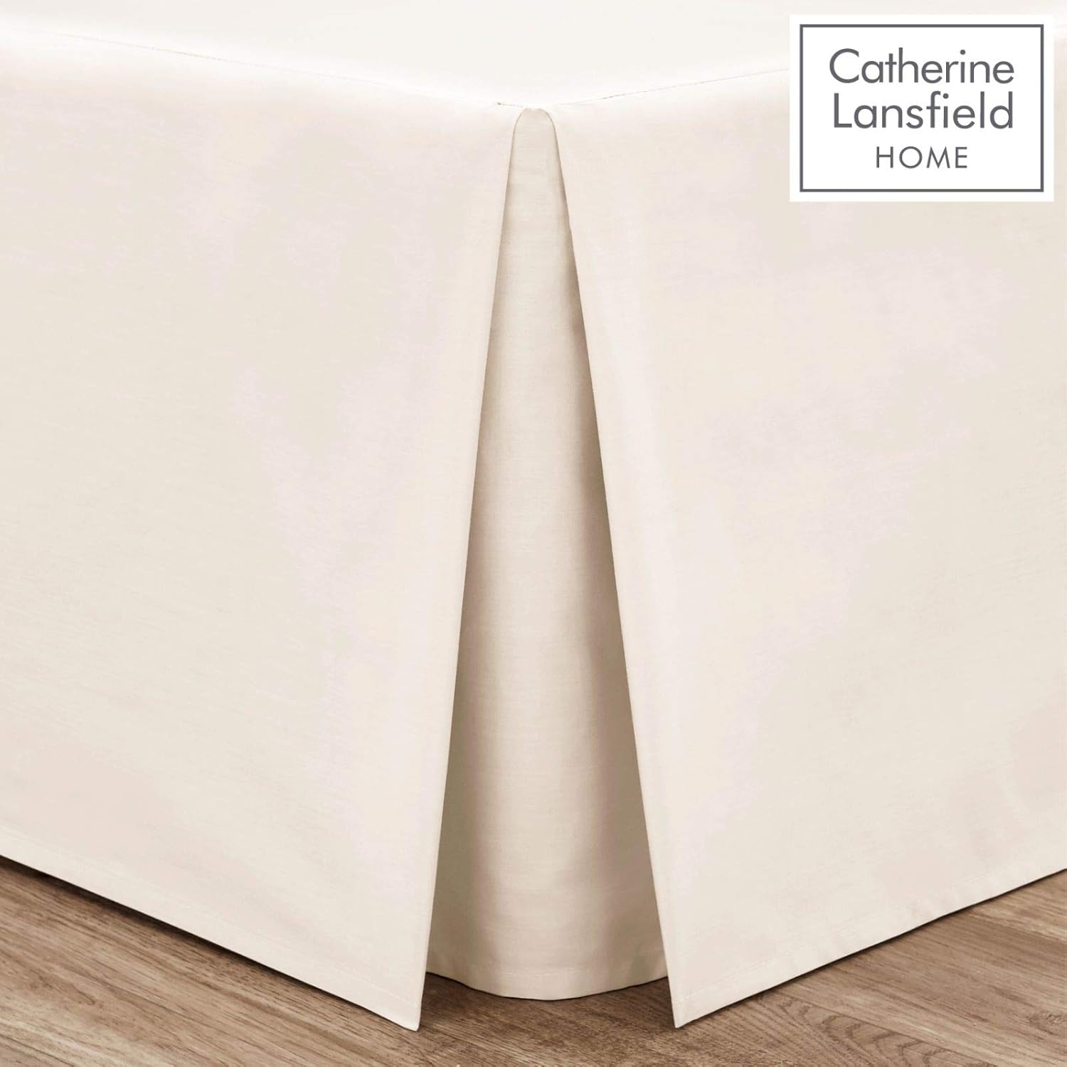 Catherine Lansfield Easy Iron Percale Double Platform Valance Sheet ...