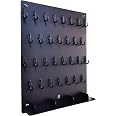 Amazon.com: Matte Black with Tray Acrylic Key Hooks Board with 30 Hooks ...