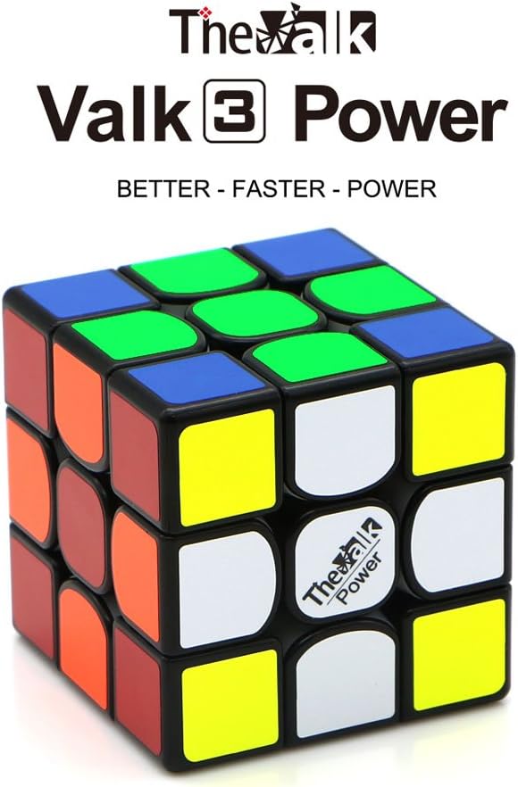 OJIN VALK 3 Power Valk3 Power Cube 3x3x3 Smooth Puzzle Cube with One Cube Tripod and One Cube ...