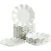 Amazon.com | 6 Inch Porcelain Appetizer Plates Set of 18, Small Dinner ...