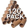Amazon.com: 120 Pack Thick Cardboard Tubes For Crafts - Craft Rolls ...