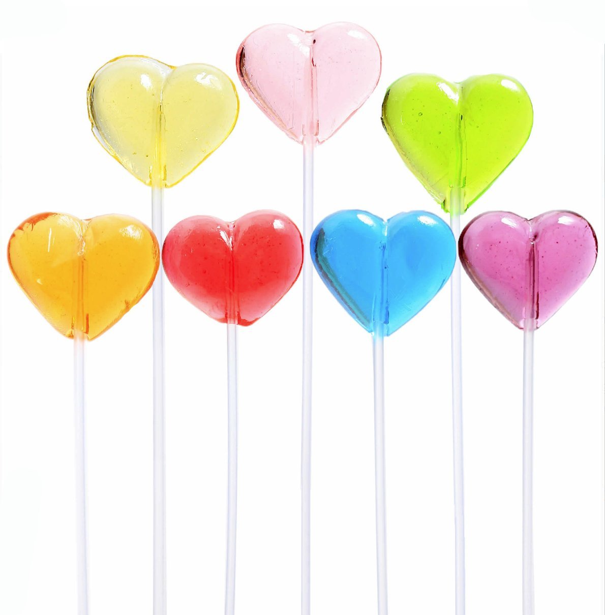 Amazon.com : Twinkle Pops Lollipop, Red Heart Shapes, (Pack of 120 ...