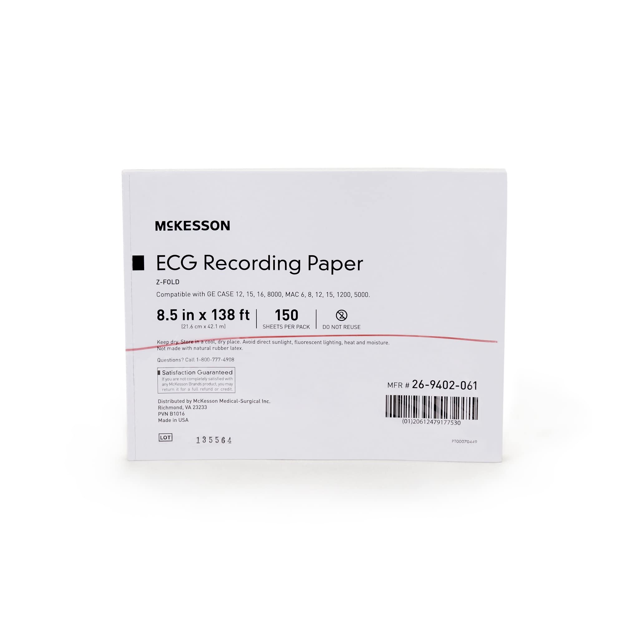 Mua McKesson ECG Recording Paper, Red Grid Thermal Paper, 8 1/2 in x ...