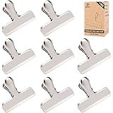 Amazon.com: Pack of 8 Bag Clips, Stainless Steel and Heavy Duty Metal ...
