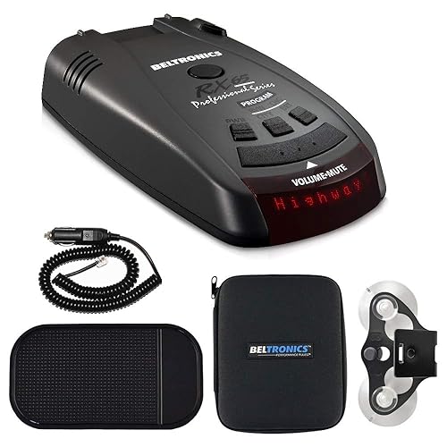 Beltronics RX65 Red Professional Series Radar/Laser Detector with Car ...